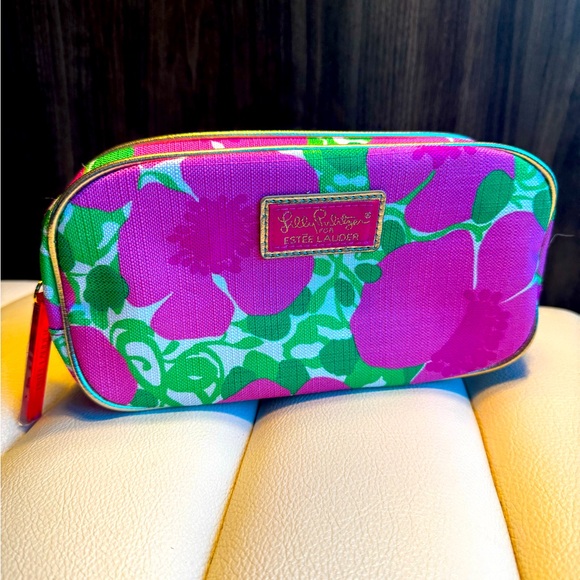 Lilly Pulitzer | Bags | New Lily Pulitzer Floral Cosmetic Bag Collab ...